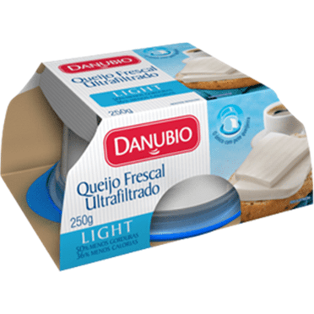 Queijo Frescal Danubio Ultrafiltrado Zero 250g - comper Queijo Frescal Danubio Ultrafiltrado Zero 250g - comper