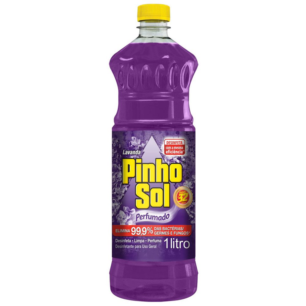 Desinfetante Pinho Sol Lavanda 1 Litro - comper