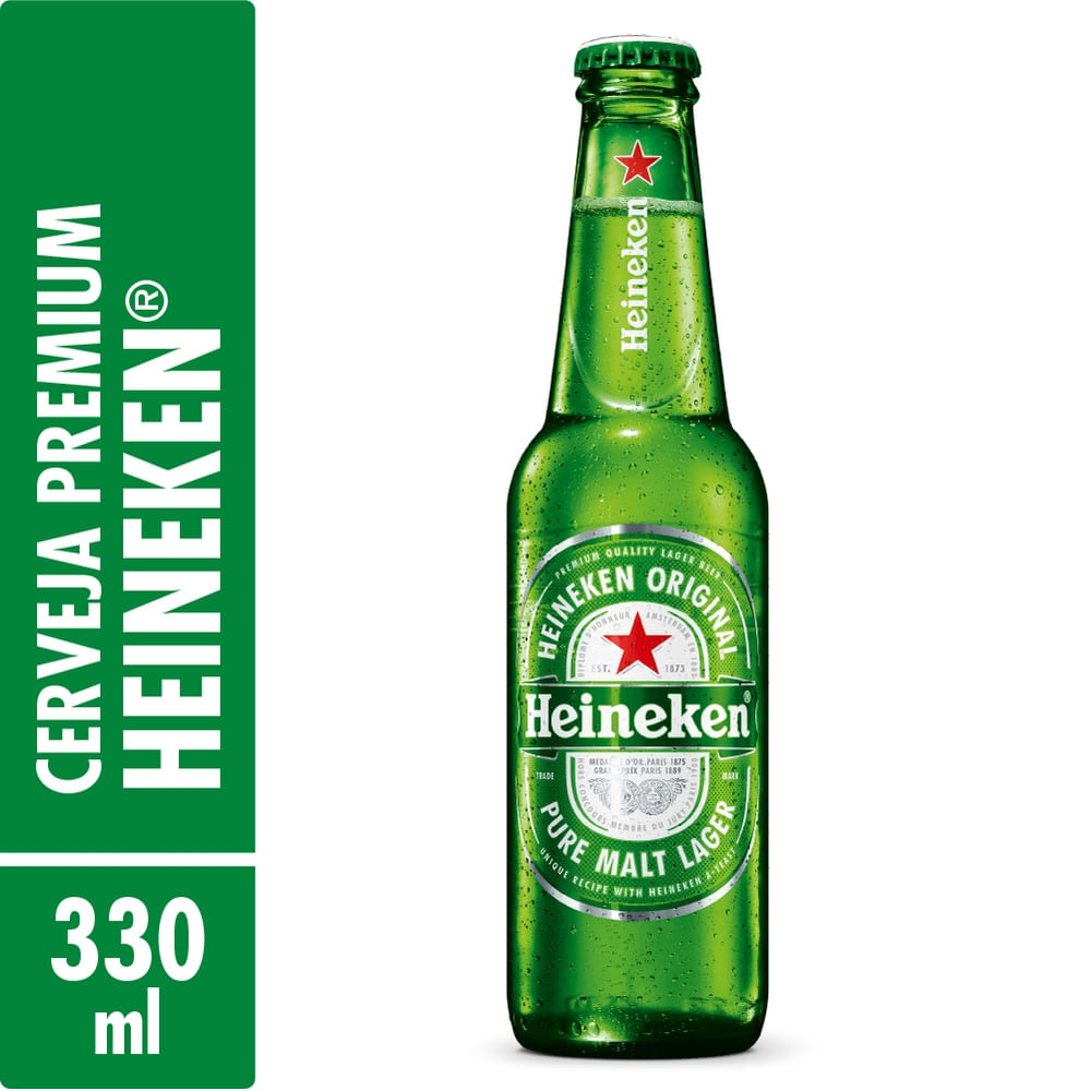 Cerveja Heineken Long Neck 330ml - comper