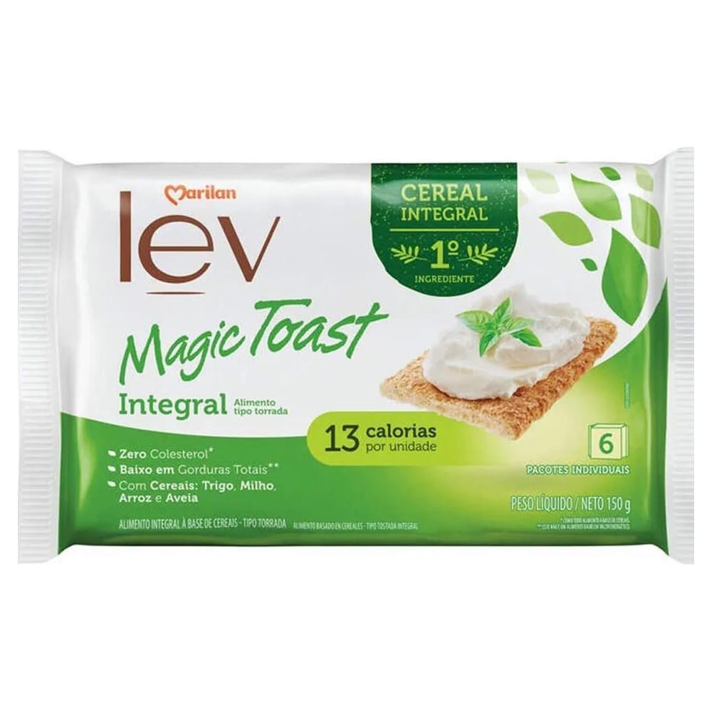 Torrada Marilan Magic Toast Integral 150g - comper