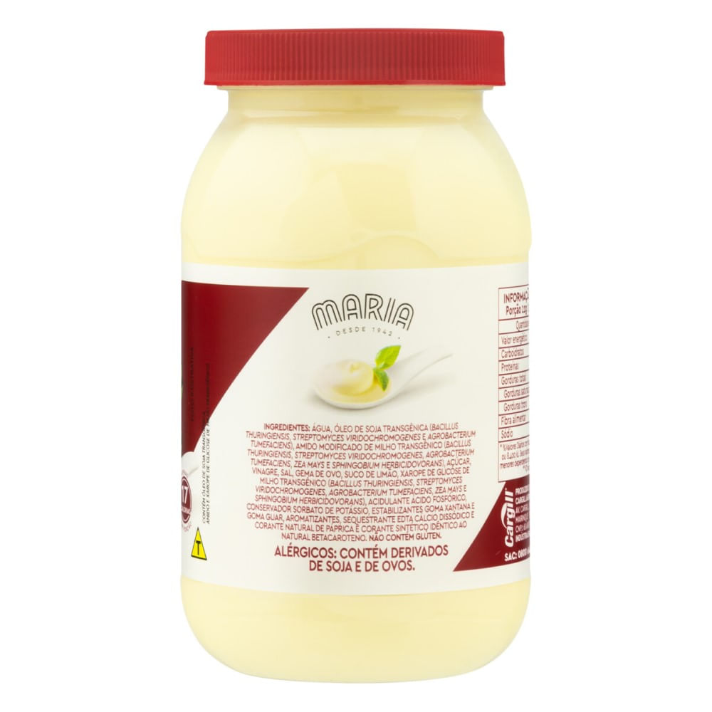 Maionese Maria Tradicional Pote 450g - comper