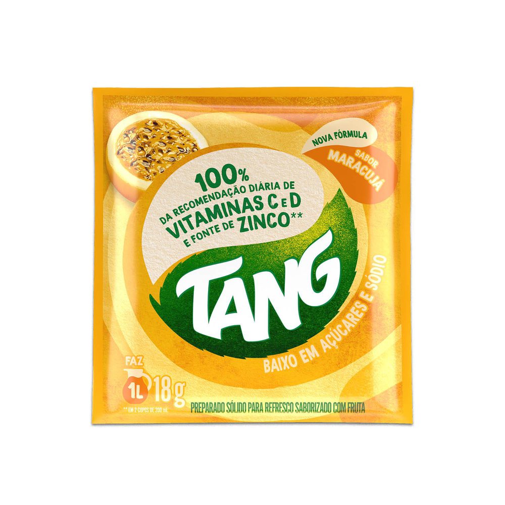 Refresco em Pó Tang Maracujá 18g - comper